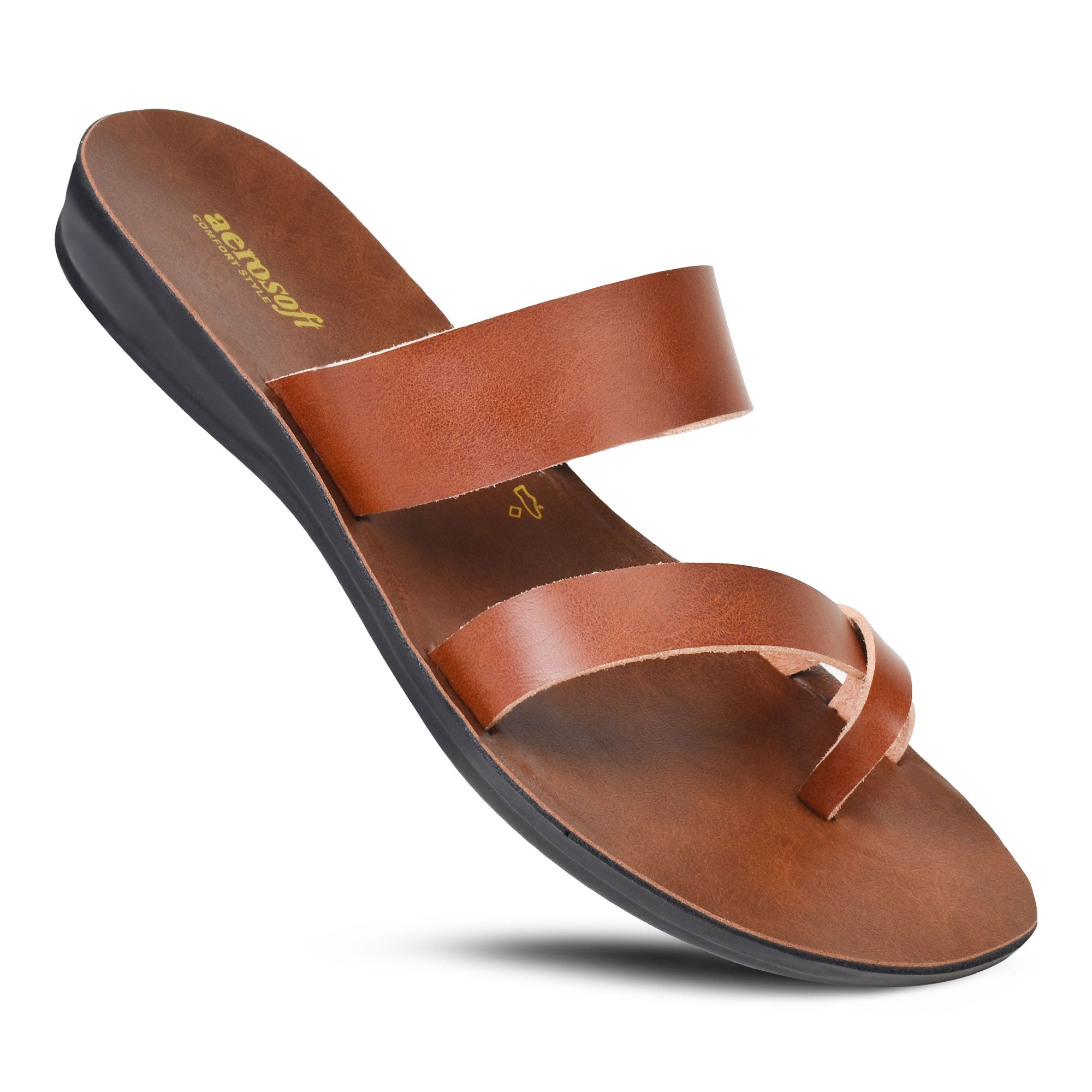 Split Toe Strap Cute Casual Summer Slide Sandals for Women – Aerosoft ...